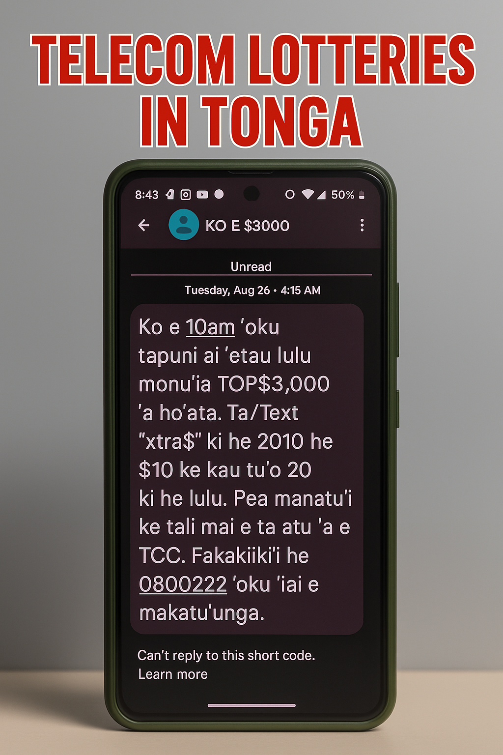 Telecom Lotteries and the Cost to Tonga’s Poor - Tonga Independent News